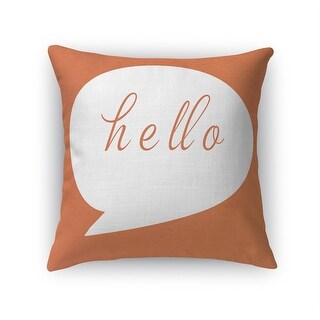 HELLO Accent Pillow by Terri Ellis - Bed Bath & Beyond - 38094190