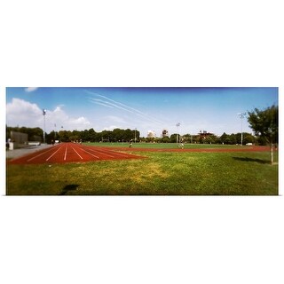 Running track in a public park McCarren Park Greenpoint Brooklyn New ...