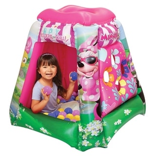 Minnie Pretty in Bows Inflatable Playland Ball Pit with 20 Soft Flex ...
