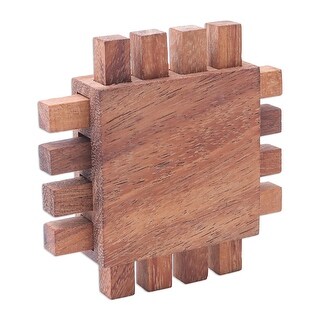 Novica Handmade Locked Sticks Wood Game - Bed Bath & Beyond - 36796443