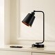 SAFAVIEH Lighting Nobel 18-inch Desk Task Table Lamp with USB Charging ...