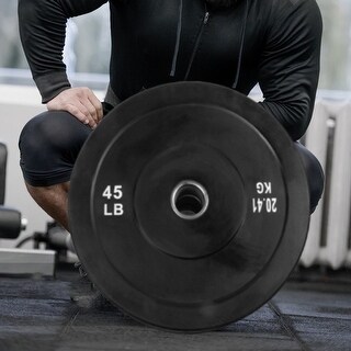 Olympic Weight Plates 45LB Plates Standard 2" Exercise Weights ...