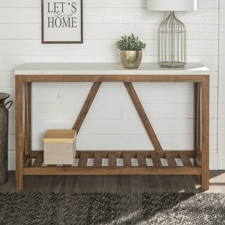 Modern Farmhouse Console Table - Bed Bath & Beyond - 36957057