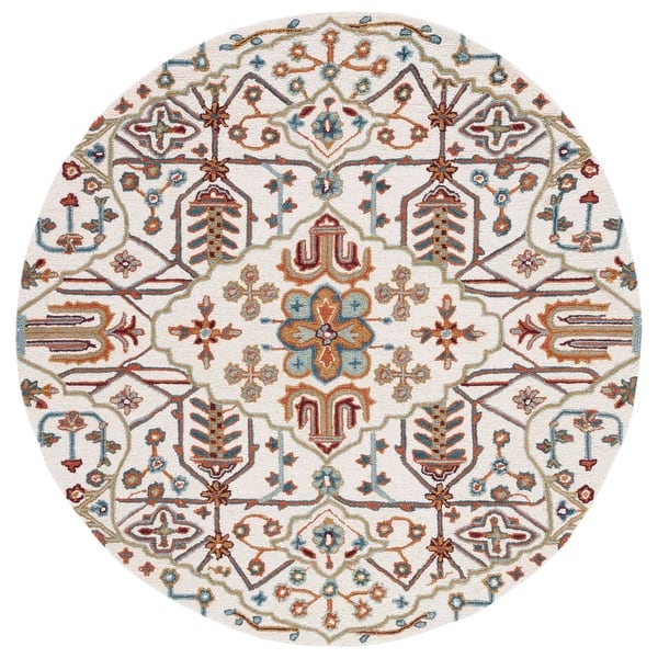 SAFAVIEH Handmade Heritage Relija Floral Wool Rug - On Sale - Bed Bath ...