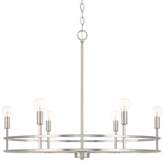 Capital Lighting 448761 Fuller 6 Light 28" Wide Ring Chandelier - Bed ...