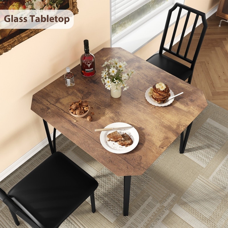 contemporary corner dining set