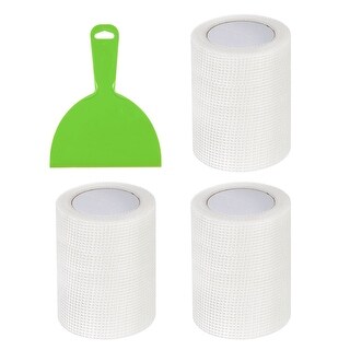 6inch Putty and 2.8mm Mesh Drywall Joint Tape 7.9inch x 98feet, 4Pcs ...