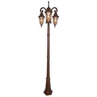 Designers Fountain 3 Light 3 Head Cast Aluminum Post Lantern from the ...