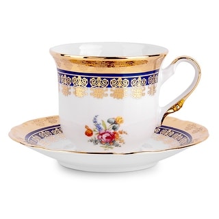 Gardens of Versailles Porcelain Tea Coffee Cup and Saucer Set - Bed ...