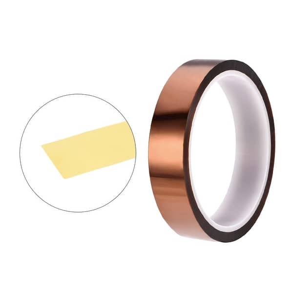 250C-300C High Temp Tape 25/32 Inch x 98ft Heat Resistant Polyimide ...