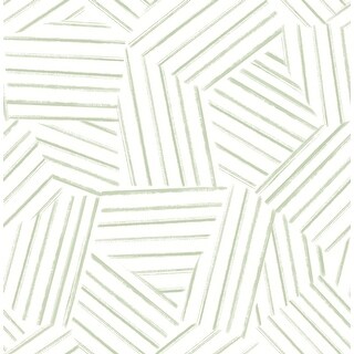 A-Street Prints Helene Sage Geometric Lines Wallpaper - Bed Bath ...