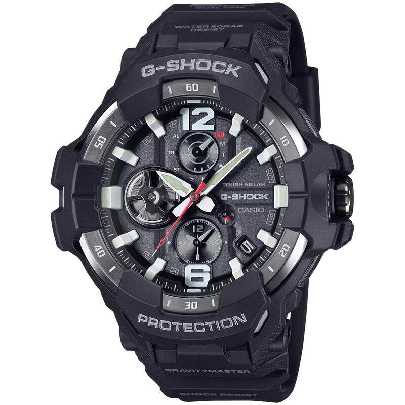 Casio Men's G-Shock Master of G-Air Gravity Master Black Dial Watch ...