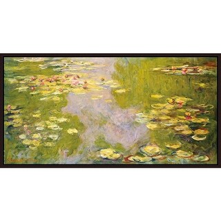Water Lilies by Claude Monet Giclee Print Oil Painting Cherry Brown ...