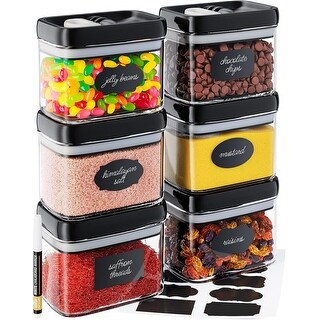Airtight Food Storage Containers with Lids for Kitchen Organization ...