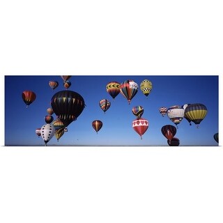 "Hot air balloons floating in sky, Albuquerque International Balloon ...
