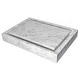 Eden Bath Rectangular Infinity Pool Sink - White Carrara Marble - Bed ...
