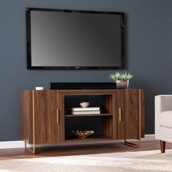 SEI Furniture Dashton Media TV Stand w/ Storage for TV's up to 52 ...
