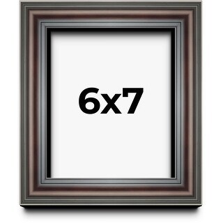 6x7 Shadow Box Frame Brown Cherry | 2.625 Inches Deep Pine Wood - Bed ...