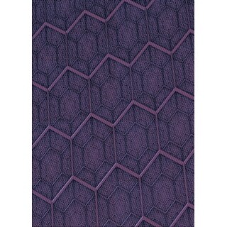 Ahgly Company Machine Washable Transitional Deep Periwinkle Purple Area ...