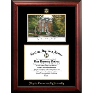 Virginia Commonwealth University 14w x 11h Gold Embossed Diploma Frame ...