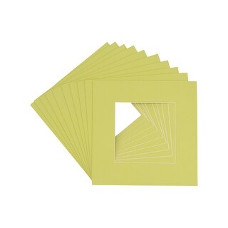 12x12 Mat for 16x16 Frame - Precut Mat Board Acid-Free Pistachio Green ...