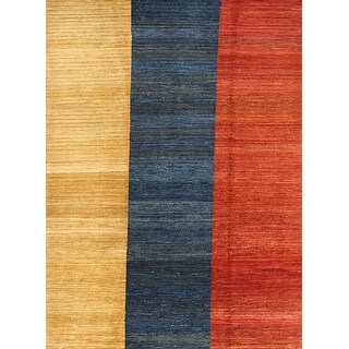Ahgly Company Machine Washable Contemporary Fire Brick Red Area Rugs ...