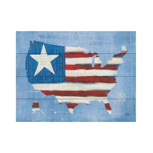 David Carter Brown 'A Day at the Farm I Bright' Wood Slat Art - Multi ...