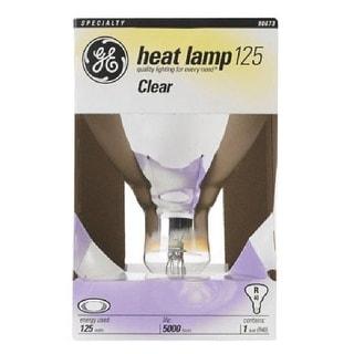 GE 48069 R40 Infrared Heat Lamp, 125 Watt, Clear - Bed Bath & Beyond ...