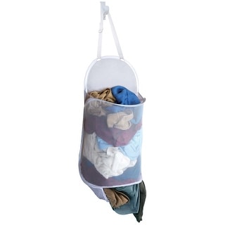 Smart Design Over the Door Mesh Laundry Hamper - Bed Bath & Beyond ...