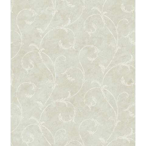 Scrolls Warren Scroll Wallpaper 20.5 in x 33 ft = About 56.4 square ...