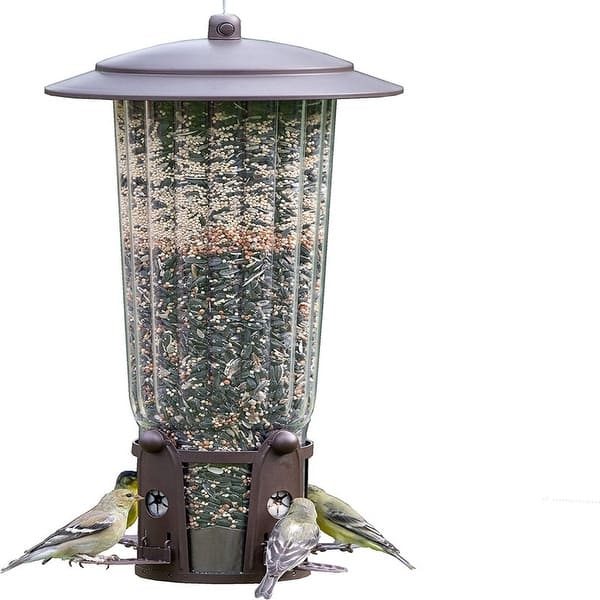 Squirrel Proof Bird Feeder with Weight-Activated Perches - Bed Bath ...