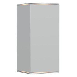 Eglo Tabo 2-light Silver Outdoor Wall Light with Clear Glass - Bed Bath ...