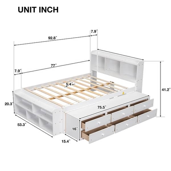 Enhanced Bed Platform Full Size Platform Bed - Bed Bath & Beyond - 40234255