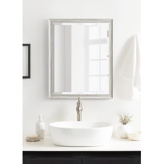 Kate and Laurel Dalphia Rectangle Bathroom Wall Mirror - Bed Bath ...