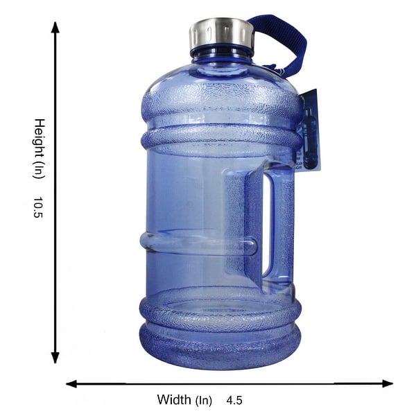 New Wave Enviro Products - BPA Free Water Bottle with Handle Blue ...