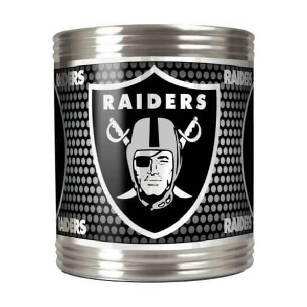 Great American Products Oakland Raiders Can Holder Stainless Steel Can ...