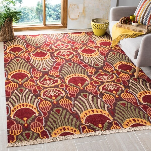 SAFAVIEH Handmade Aspen Nazila Bohemian & Eclectic Tribal Wool Rug - On ...