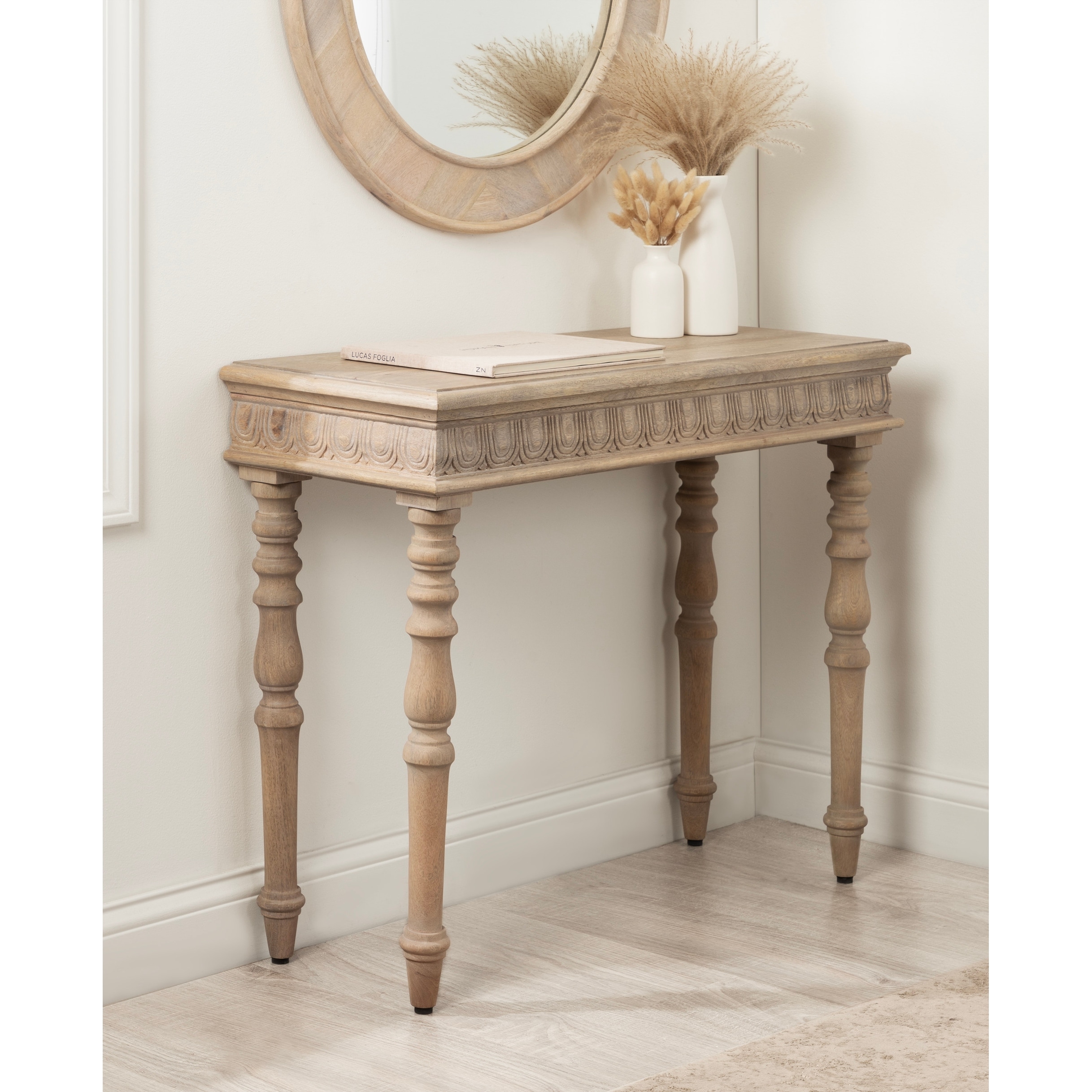 Carved entryway table store