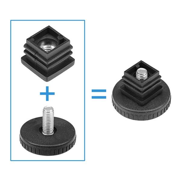 8Pcs Furniture Levelers Adjustable Leveling Glides 40mm Base Dia M8 ...