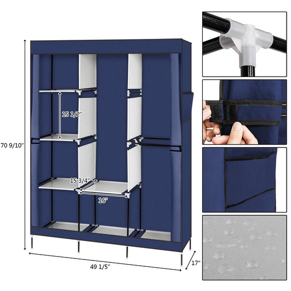 Temporary closet organizer store