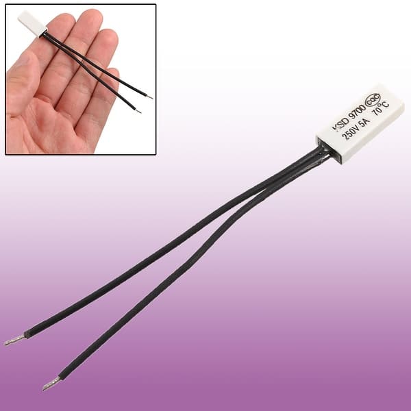 Bimetal Temperature Control Switch Thermostat 70C N.C. NC KSD9700 250V ...