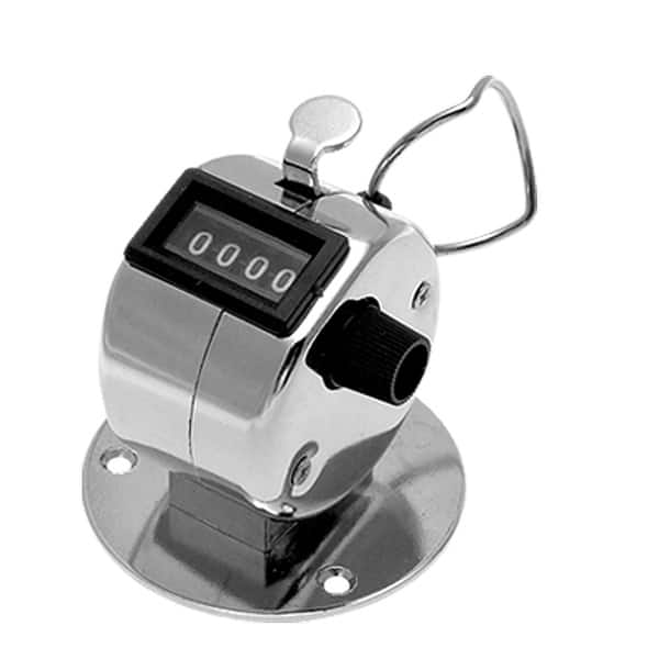 Tally Mechanic Counter 4 Digit Number Arithmometer Nrnyn - Slivery ...