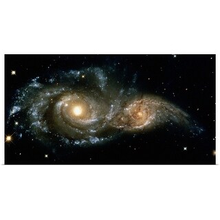 These two spiral galaxies were seen near the constellation Canis Major ...