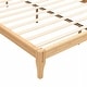 12 Inch Solid Dry Bamboo Wood Platform Bed Frame - Bed Bath & Beyond ...