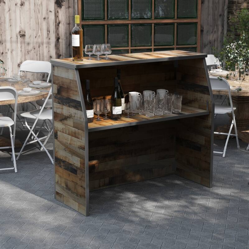 4' Laminate Foldable Bar - Portable Event Bar - Caterering/Bartendar ...
