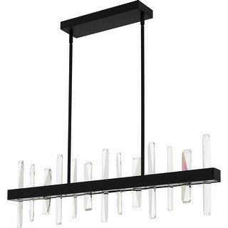 Regal Integrated LED Matte Black Island Light - Bed Bath & Beyond ...