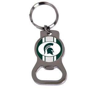 NCAA Michigan State Silver-Tone Bottle Opener Key Ring By Rico ...