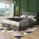 Roseville Queen Sized Upholstered Platform Bed with Drawers Christopher ...