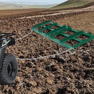 Tow-Behind Lawn Leveling Rake Tool for ATV, UTV, Tractor, and Mower ...