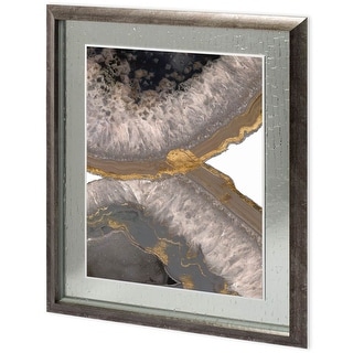 Custom Neutral Agates I Framed Art Print - Bed Bath & Beyond - 39196780